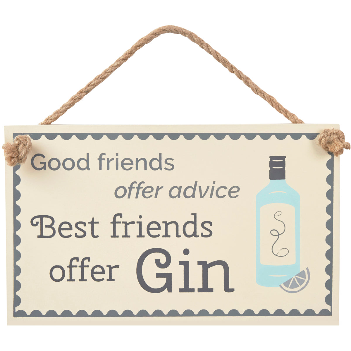 Good Friends Offer Gin Sign – Just Love Studio UK